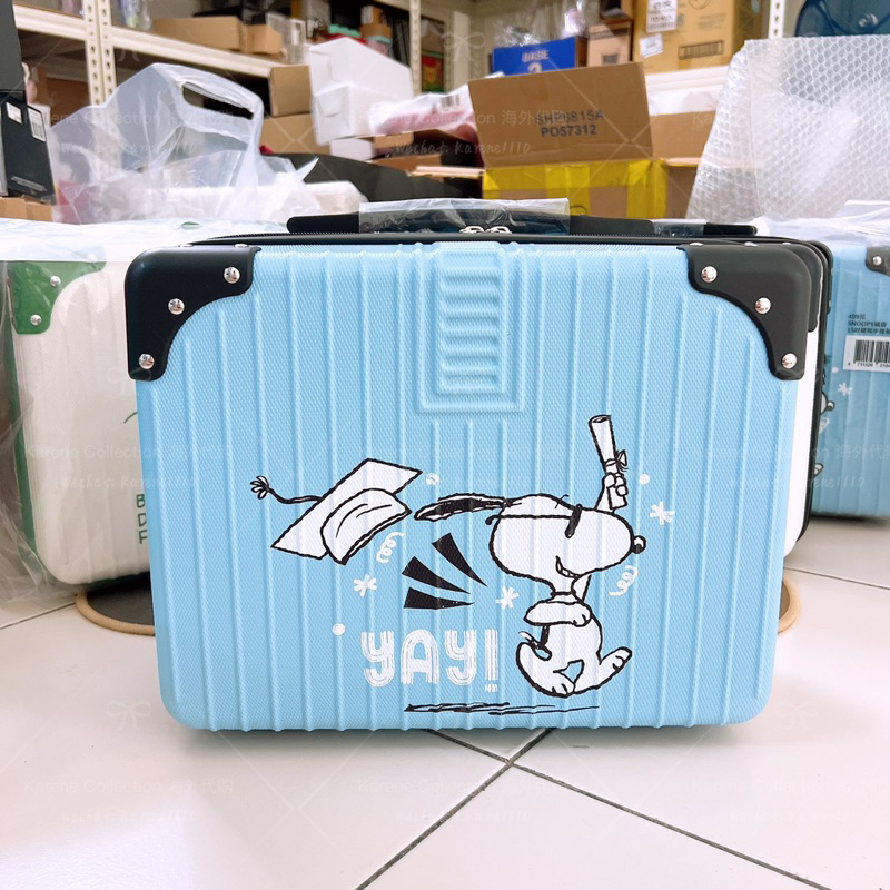 Peanuts Snoopy x 7-ELEVEN Taiwan 2024 Collection Mini Luggage Carry Bag ...