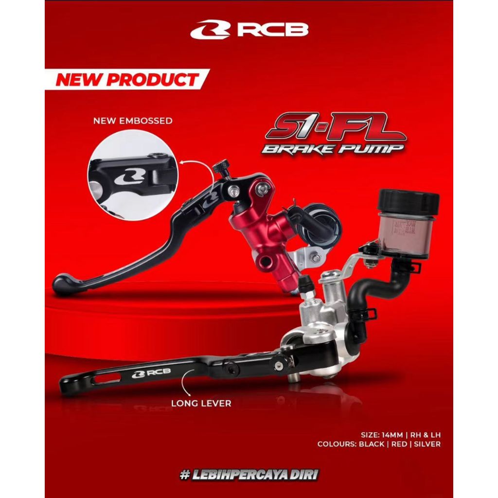 RCB FORGED MASTER PUMP S1 / FL - 14MM & 17MM (KIRI / KANAN) LEFT ...