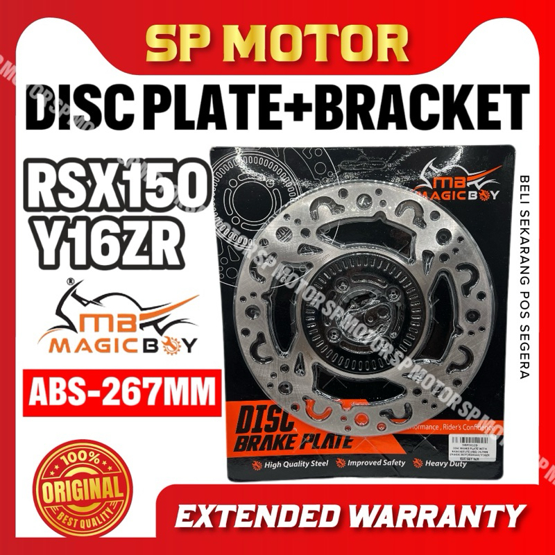 [MAGIC BOY] DISC PLATE ABS Y16/RSX150 267MM DISC CNC ABS PNP WITH ...