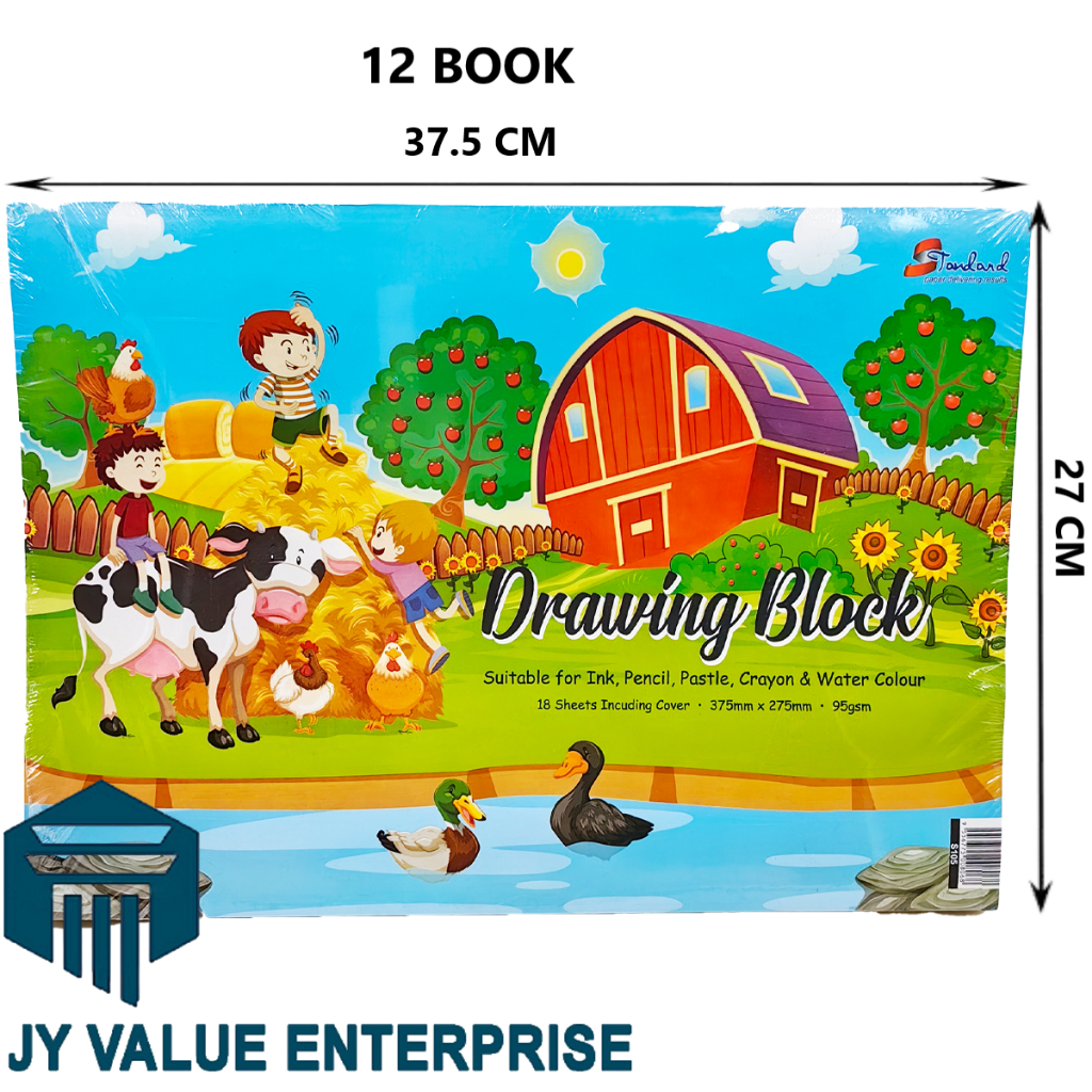 Drawing Block Drawing Paper Sketching Book Kertas Lukisan Buku Lukisan ...