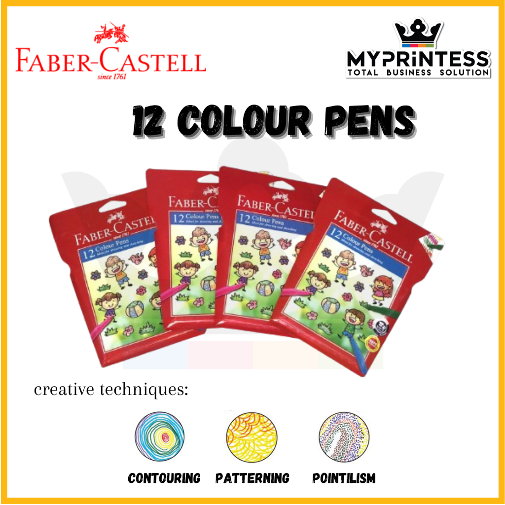 Faber-Castell 12 Color Magic Pen | Shopee Philippines