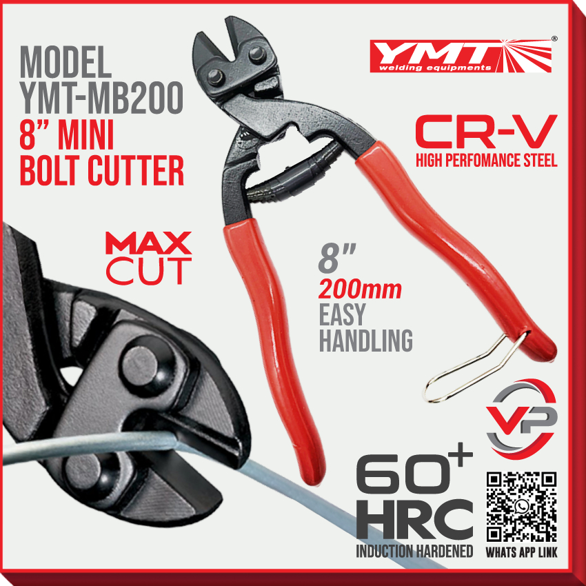 YMT MINI BOLT CUTTER 8"/200 MM YMT-MB200 POTONG DAWAI SCAFFOLDING ...