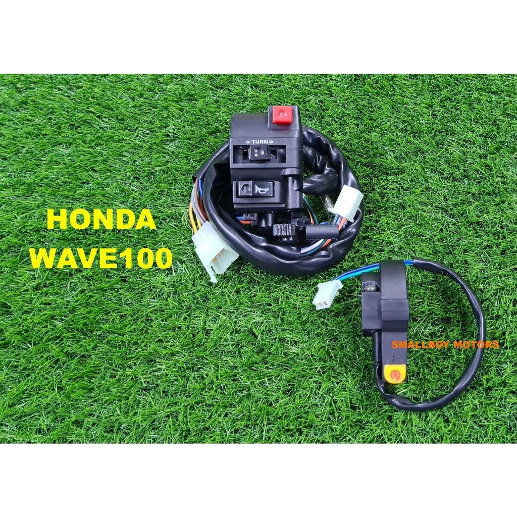HONDA WAVE100 WAVE LEFT RIGHT HANDLE SWITCH KIRI KANAN LH RH STARTER ...
