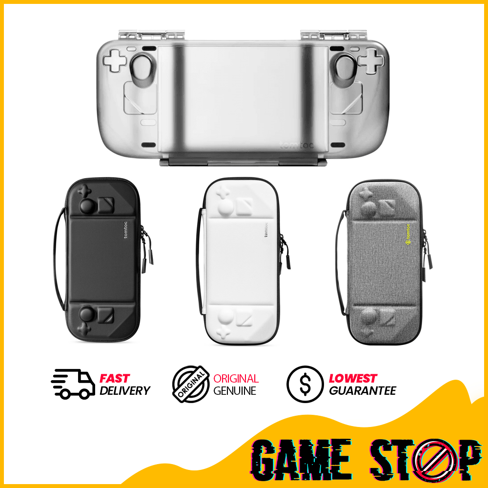 Tomtoc Steam Deck Armor & Fancy Slim Case - Black / Gray / White ...