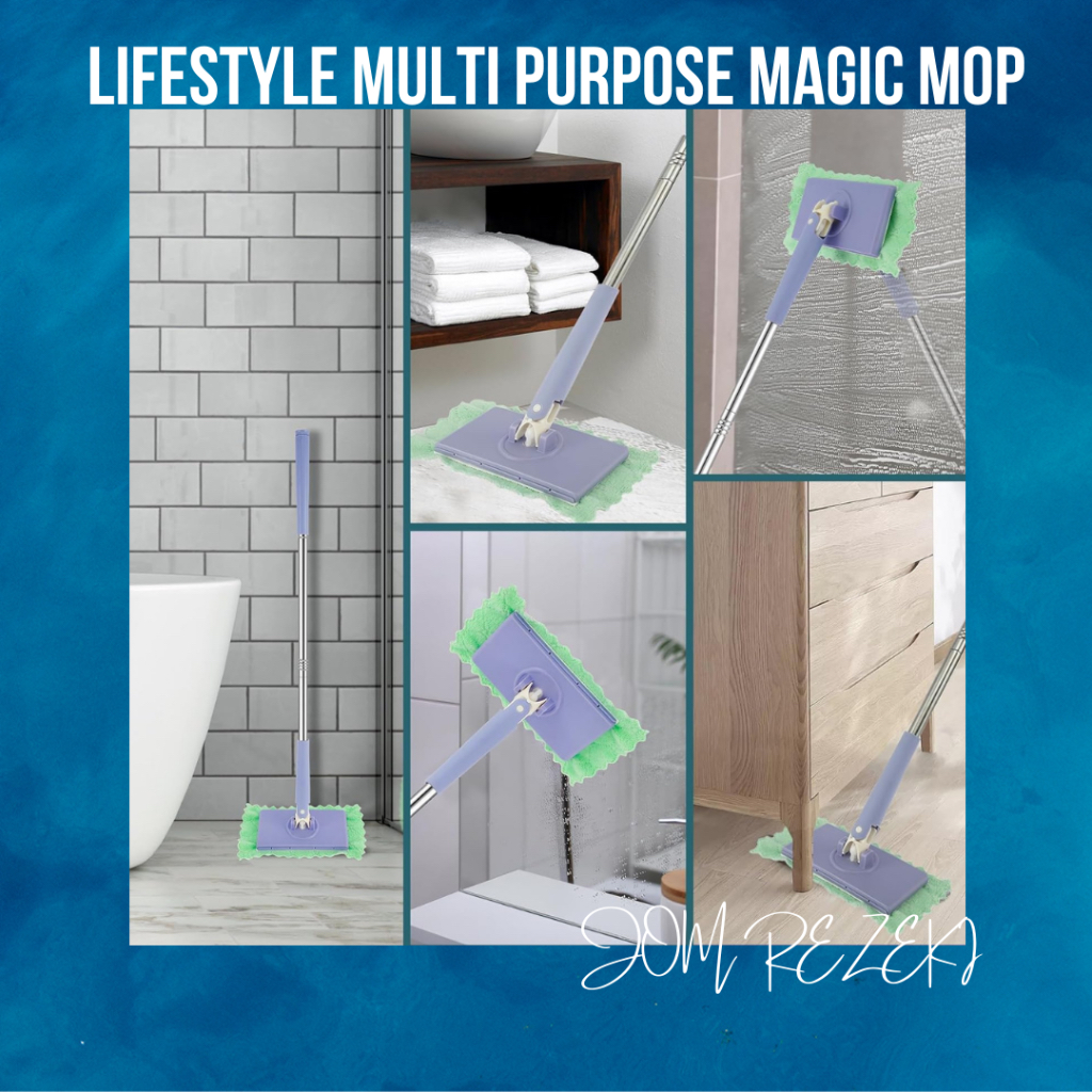 JOM Flat Mop/ Dust-absorbing Removal Mop/ Disposable Wooden Floor Mop ...
