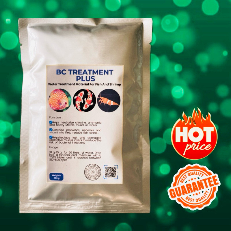 [200g] BC Treatment Plus/Water Treatments/Anti Klorin/Ammonia/Water ...