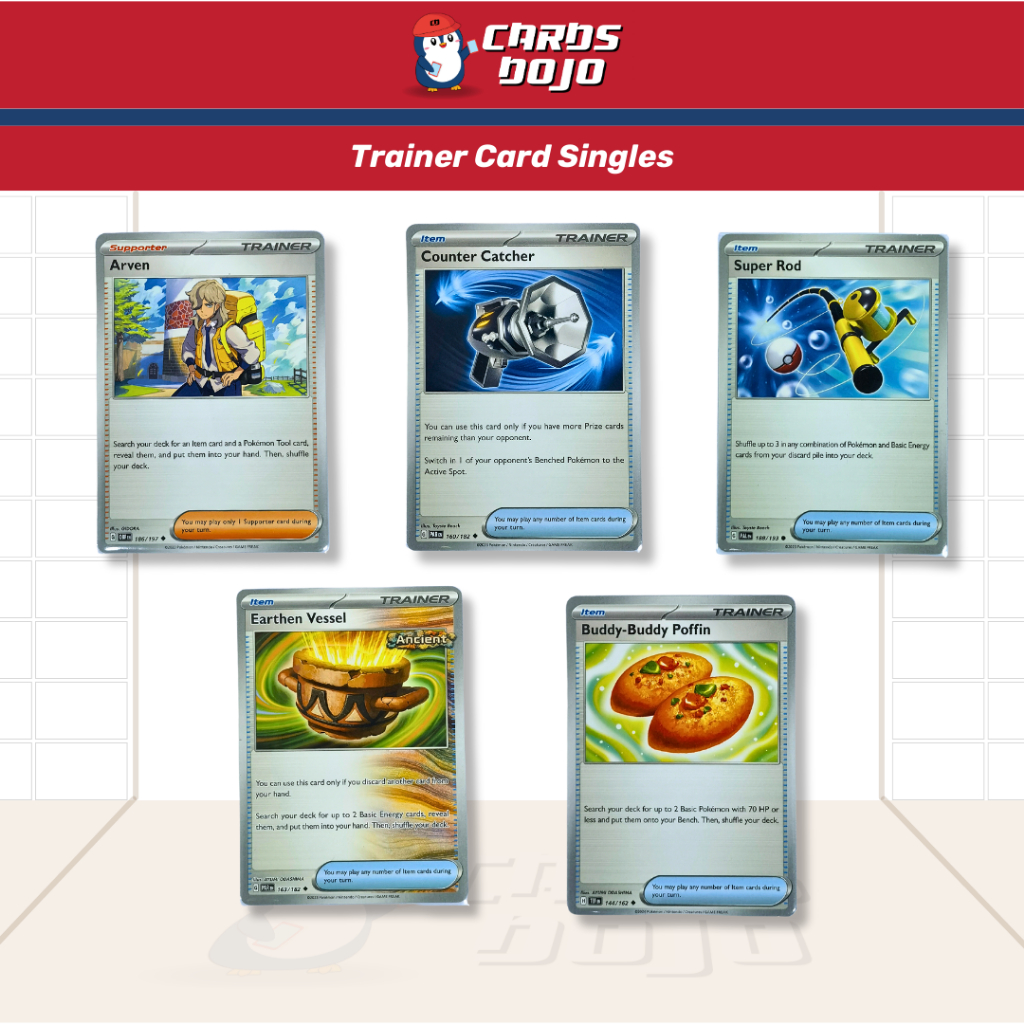 Singles Trainers Pokemon TCG Trainer- Arven Earthen Vessel Counter ...
