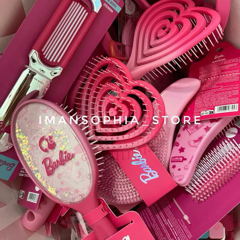 MINISO Barbie Hair Brush/Sikat Rambut Barbie | Shopee Philippines
