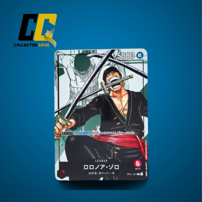 One Piece Leader OP01-001 Zoro 25th Anniversary Limited Edition Card ...