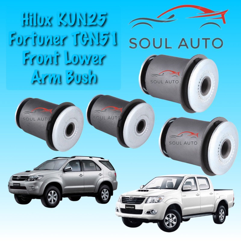 Toyota Hilux Vigo KUN25 KUN26 Fortuner TGN51 Front Lower Arm Bush (Big ...