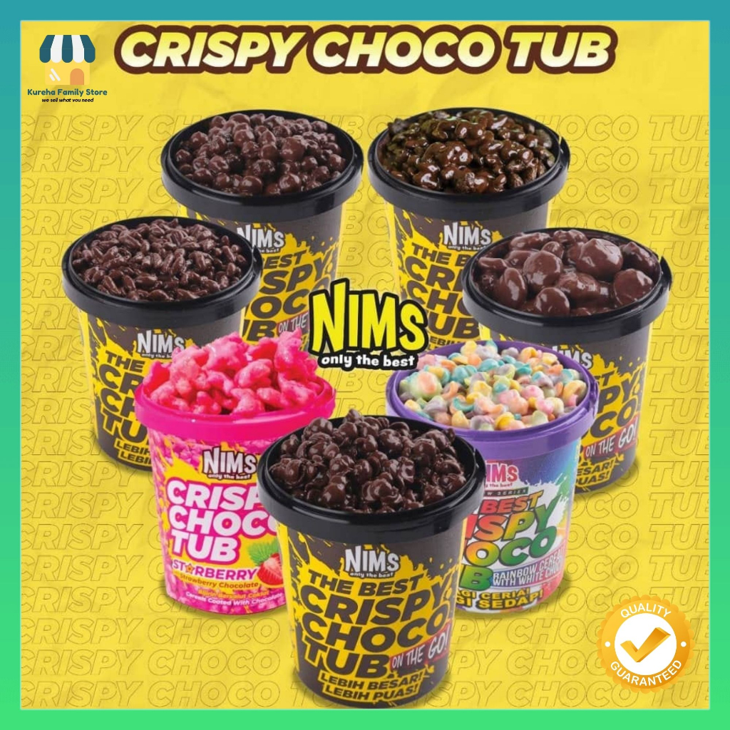 NIMS Crispy Choco Tub Bijirin Bersalut Coklat Cocojar Choc Rice Choco ...