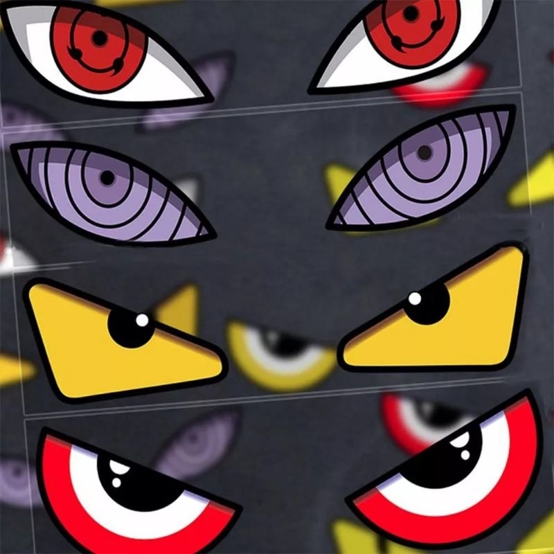 sticker mata sticker motor kereta sticker Helmet sticker devil eyes ...