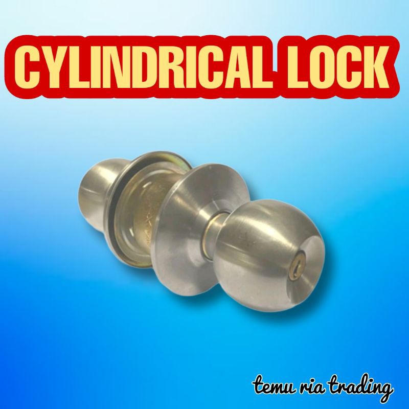 Cylindrical Lock (Silver) | Shopee Philippines