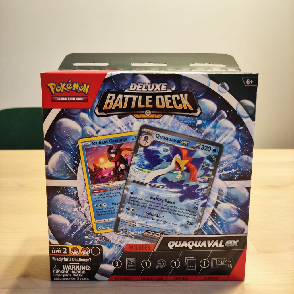 Pokémon TCG: Deluxe Battle Deck (Quaquaval ex and Meowscarada ex ...