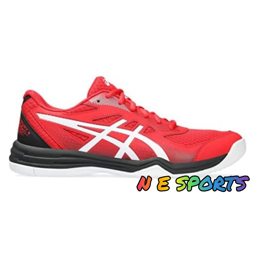 ASICS GEL UPCOURT 5 INDOOR SPORTS BADMINTON VOLLEYBALL SHOES 1071A086-600 CLASSIC RED/BEET JUICE ...