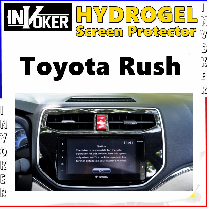 Toyota Rush 2024 2023 2022 2021 2020 2019 Head Unit Navigation Hydrogel ...
