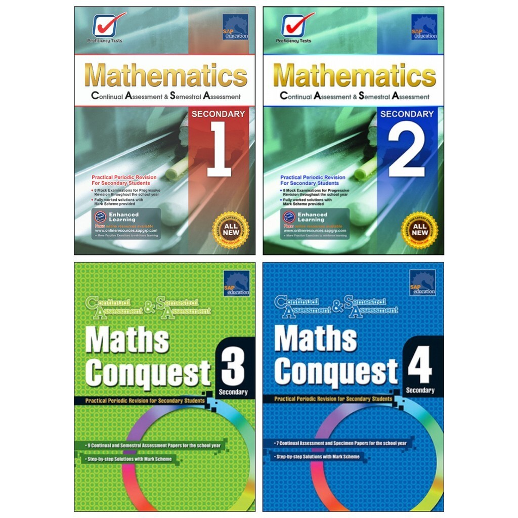 Proficiency Tests Mathematics CA & SA Secondary 1 - 4 Revision ...