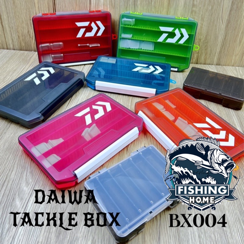 【BX004】Fishing Tackle Box Lures Box DAIWA 20.5cmx14.5cmx3 Kotak Gewang ...