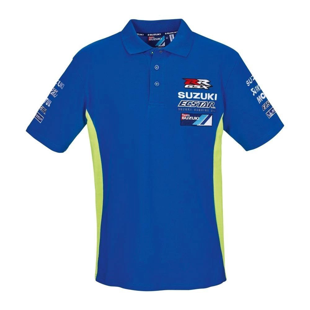 MOTOGP SUZUKI ECSTAR RACING TEAM POLO SHIRT SUBLIMATION REPLICA T-SHIRT ...