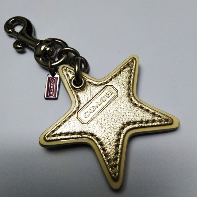 Coach bag hang tag star silver white | Shopee Philippines