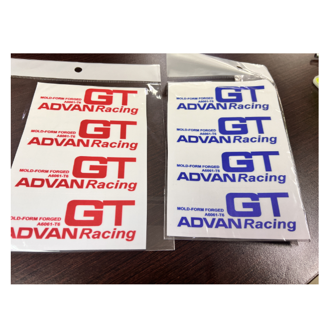 ADVAN RACING GT Spoke sticker 1SET 4PCS | Shopee Philippines
