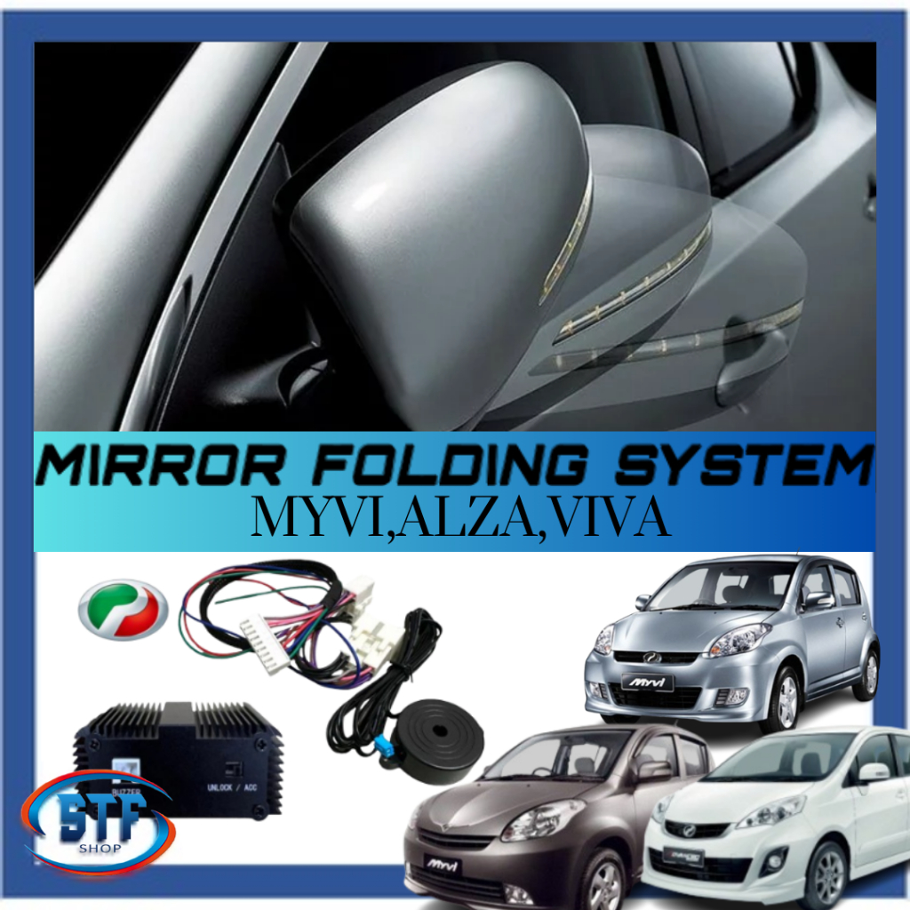 Perodua Myvi 2006-2013 Alza 2009-2013 Viva Auto Flip Folding Side ...