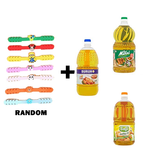 Kids Cartoon mask Extender Free with Minyak masak 2kg | Shopee Philippines