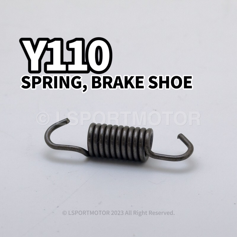 YAMAHA Y110 SPRING BRAKE SHOE (1PC) BRAKE SHOES BREK LINING SPRING ...