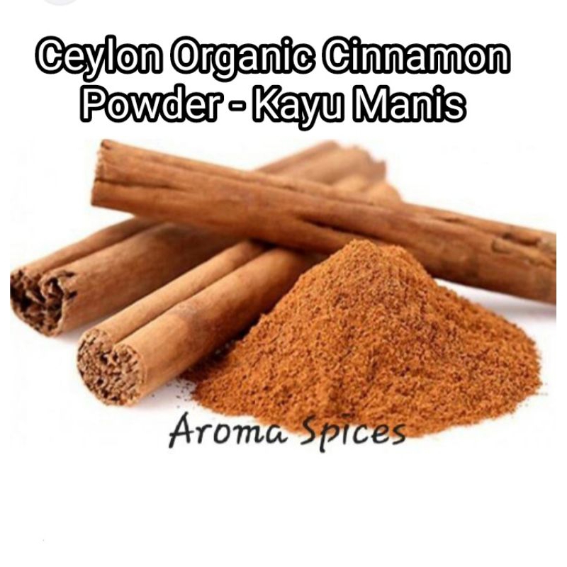 Kayu Manis 100% Sri Lanka - Ceylon Cinnamon Powder - 50g / 100g ...