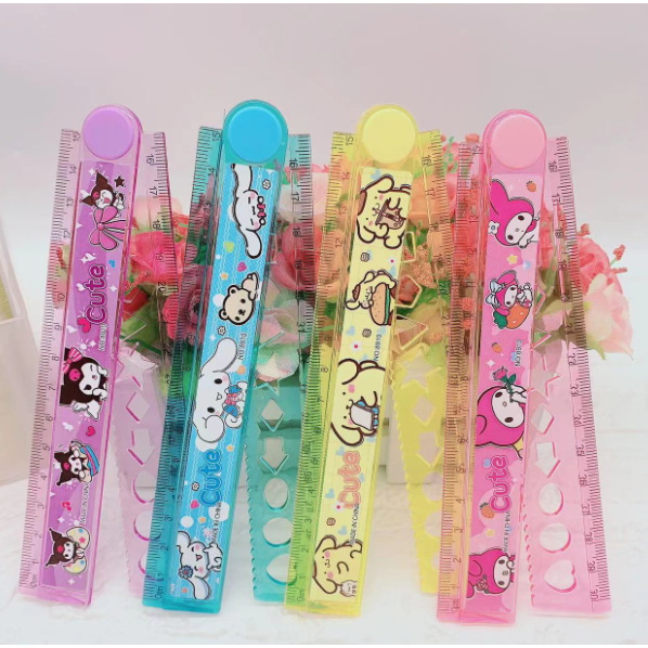Folding Ruler 30cm Cartoon Ruler Folding Ruler | Shopee Philippines