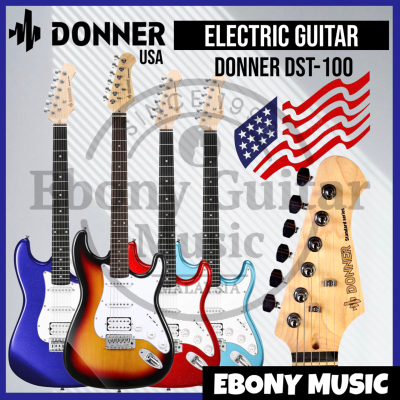 Donner Stratocaster Electric Guitar DST-100 | Shopee Philippines