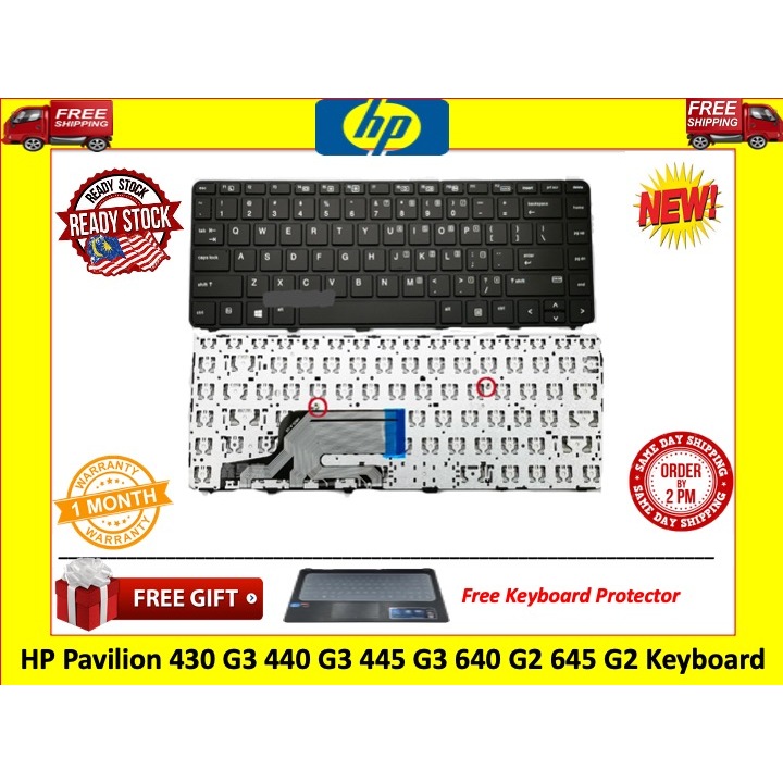HP Probook 430 G3 440 G3 445 G3 Series Laptop Keyboard US | Shopee ...