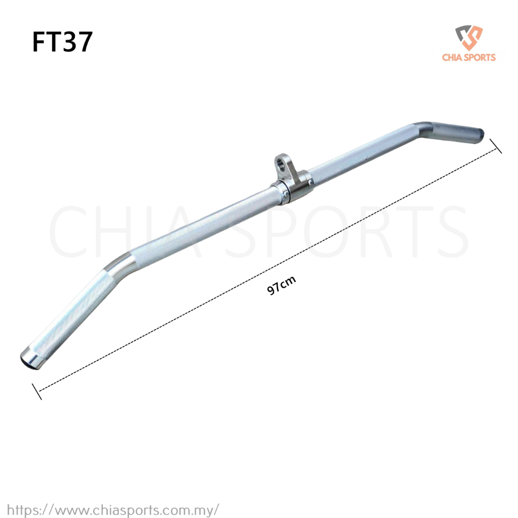 FT37 97cm Revolving Lat Pulldown Bar Functional Trainer Dual Cable ...