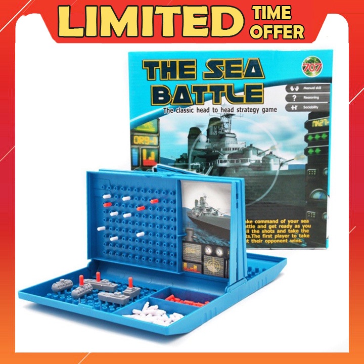 Battleships Sea Battle Traditional Cooperative Board Game Naval Chess ...