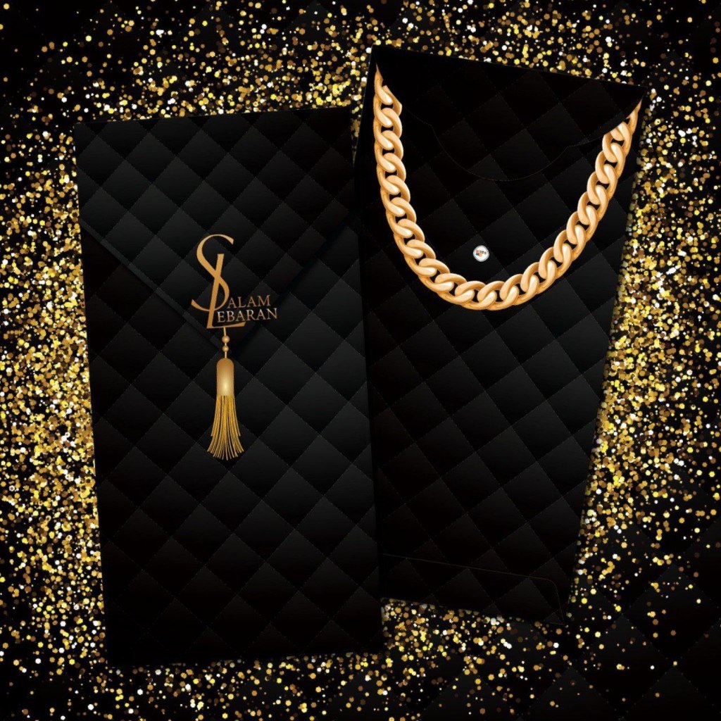 Sampul Duit Raya Premium 2025 Black | Shopee Philippines