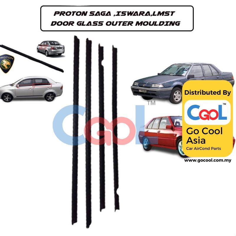 PROTON SAGA ,ISWARA,LMST DOOR GLASS OUTER MOULDING | Shopee Philippines
