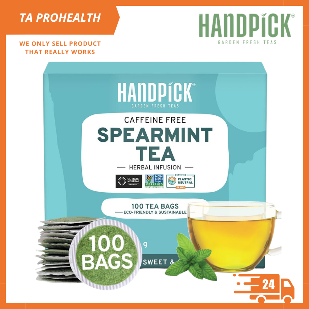 Handpick Spearmint Tea 100 Tea Bags | Shopee Philippines