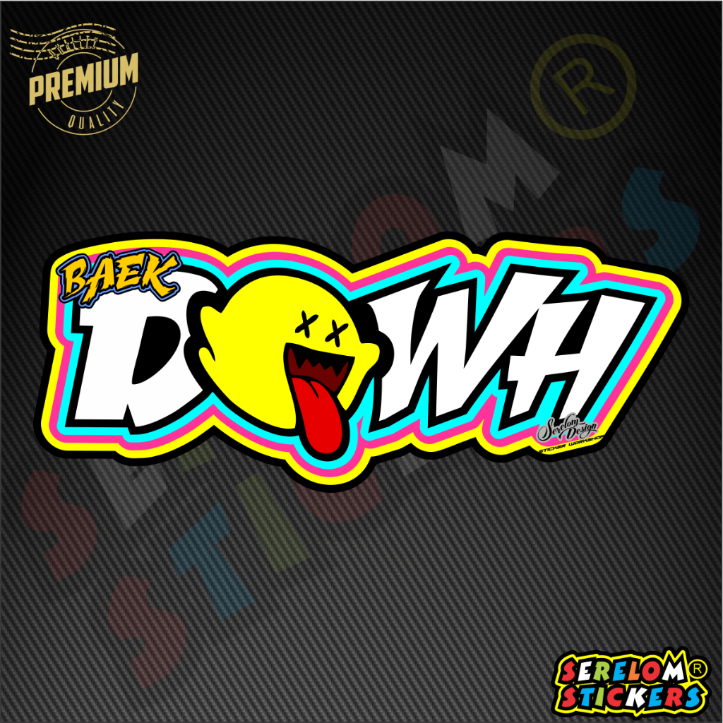 Sticker Kereta Helmet Motor Laptop Baek Dowh | Shopee Philippines