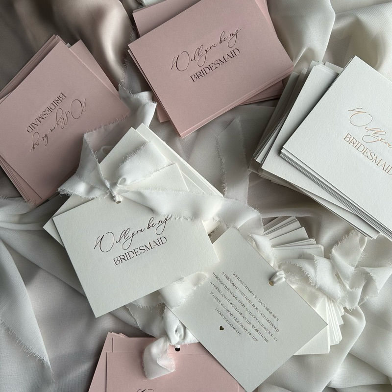 READYMADE BRIDESMAID PROPOSAL CARD | Shopee Philippines