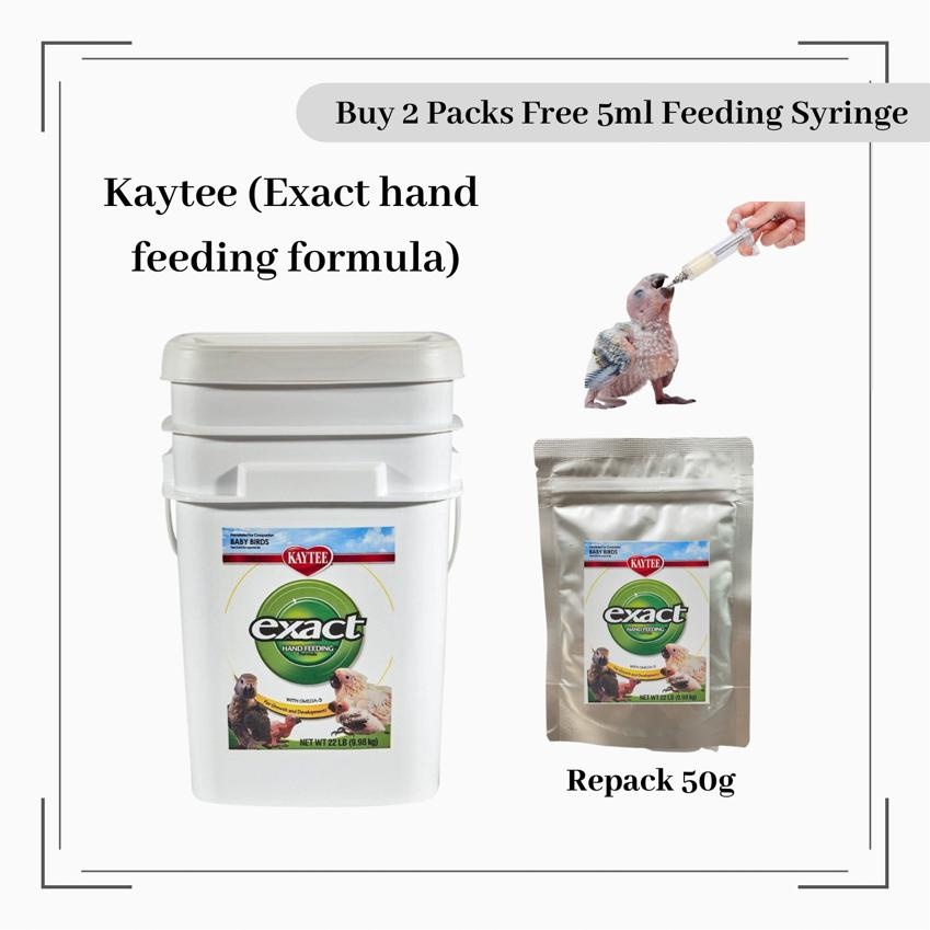 Kaytee Repack 50g (Extract Hand Feeding Formula) Buy 2 Packs Free 5ml ...