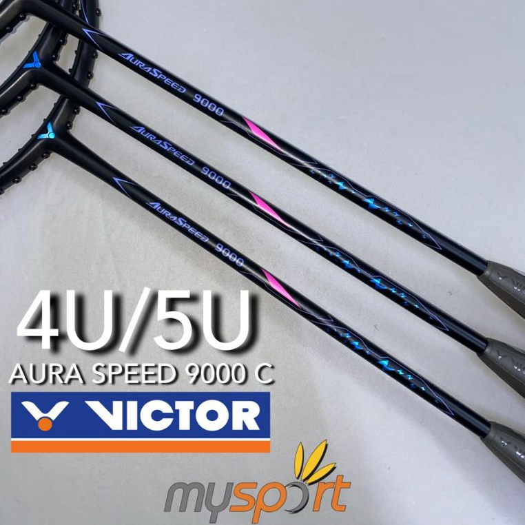 Victor AuraSpeed 9000/8000 Racket Badminton | Shopee Philippines
