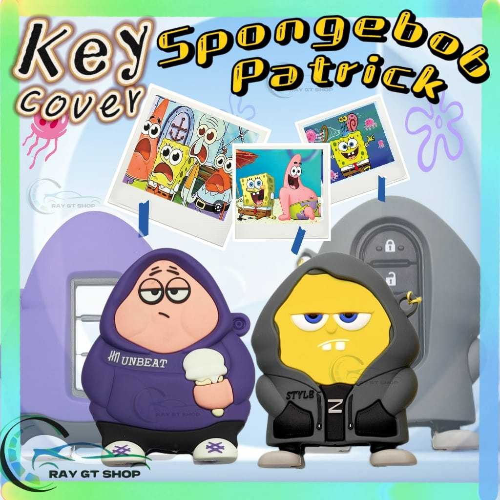 Sarung Kunci Kereta Spongebob Patrick Perodua Car Alarm Remote Keyless ...