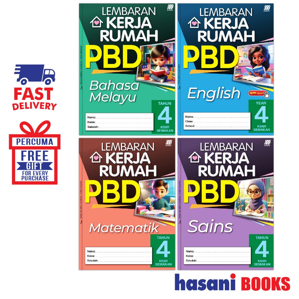 Hasani Sasbadi Practice Book PBD Home Work Sheet In 4 | Shopee Philippines