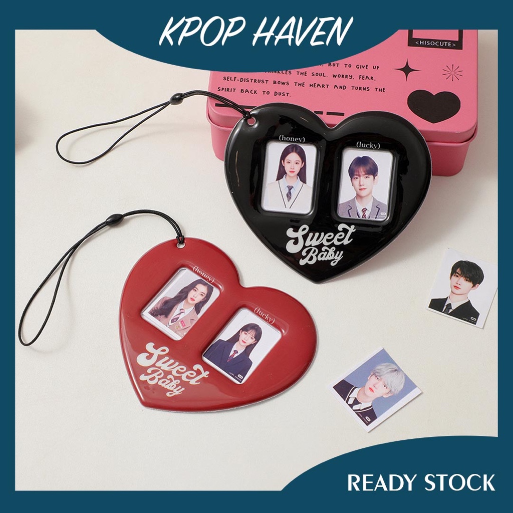Korean Ins Style PP Card Holder Kpop Idol Photocard 2 Inch ID Photo ...