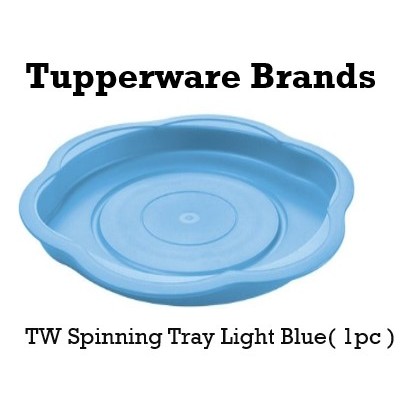 Tupperware Royale Blue Spinning Tray (1pc) Dark Blue OR Light Blue ...