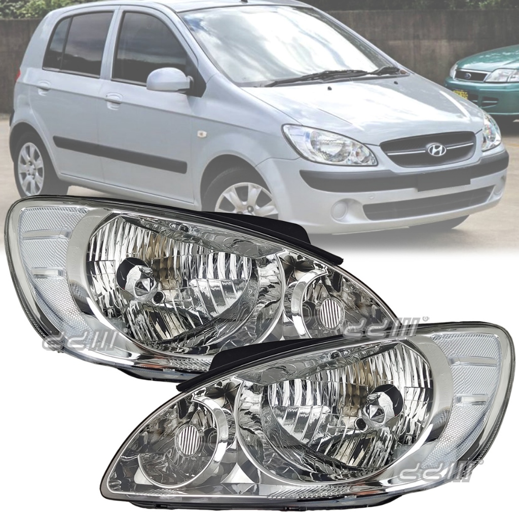 Hyundai Getz 2006-2011 Front Headlight Head Lamp Lampu Depan Head Light ...