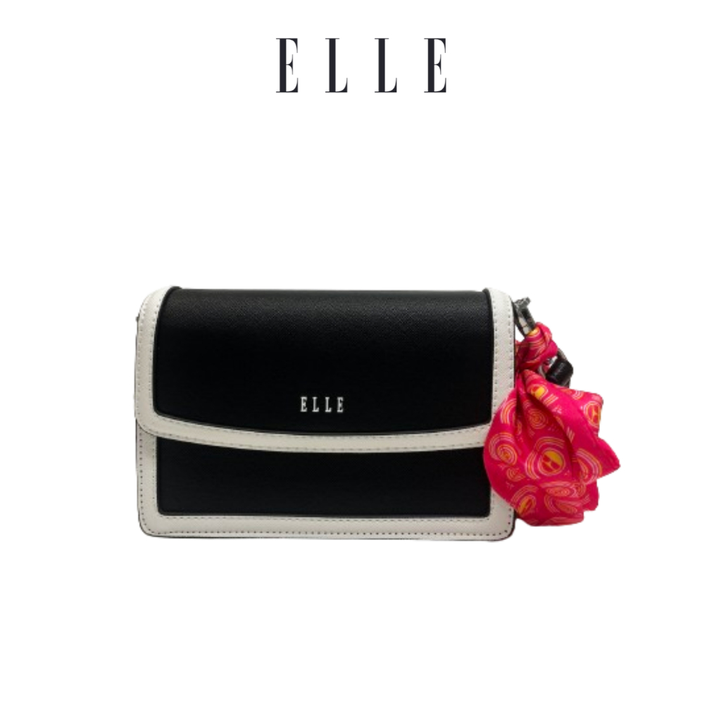 Elle Sofia Sling Bag (Black, Brown, White) | Shopee Philippines