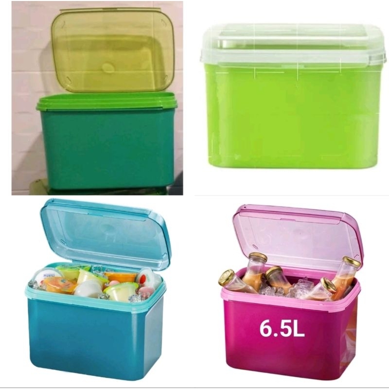 Tupperware Ezy Rectangular Keeper 4.3L / 6.5L | Shopee Philippines