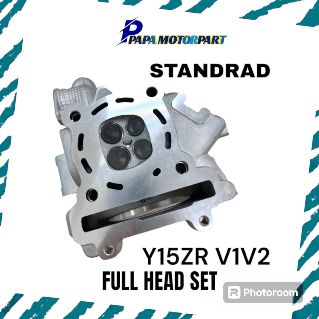 FULL SET Y15 Y15ZR V1 V2 STD CYLINDER HEAD SET STANDRAD HEAD COMPLETE SET | Shopee Philippines