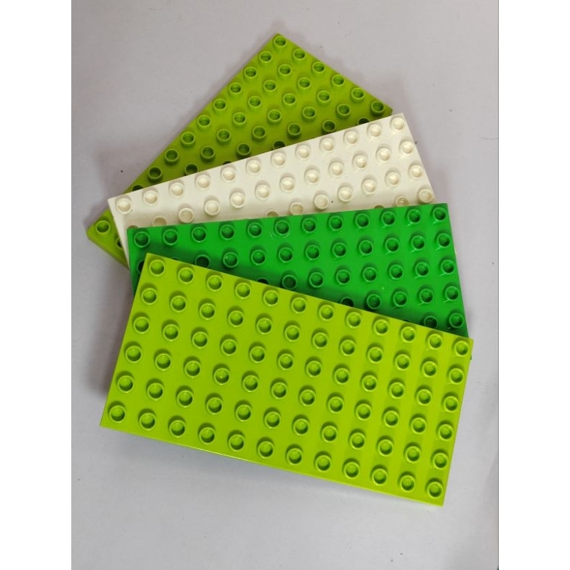 Preloved Lego Duplo Building Block Base Plate Blok Base 4x4, 4x8, 6x12 ...
